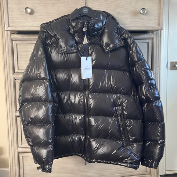 Moncler | Jackets & Coats | Moncler Black Maya | Poshmark